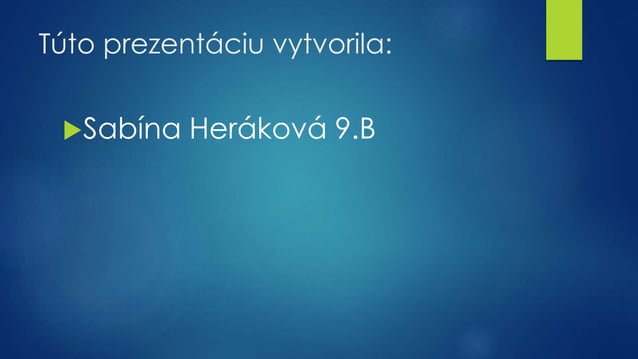 Sabinka prezentacia | PPTX