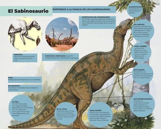 El Sabinosaurio, un gigante en Aguascalientes | PDF