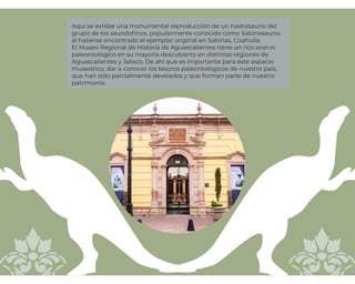 El Sabinosaurio, un gigante en Aguascalientes | PDF
