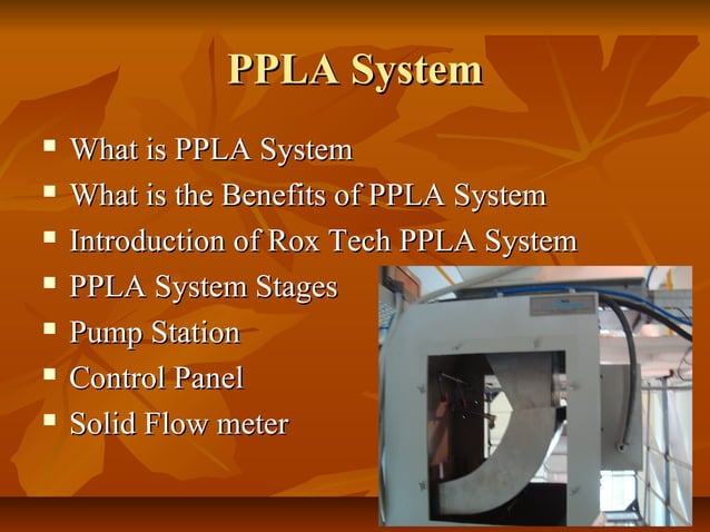 Sabir feed ppla system | PPT