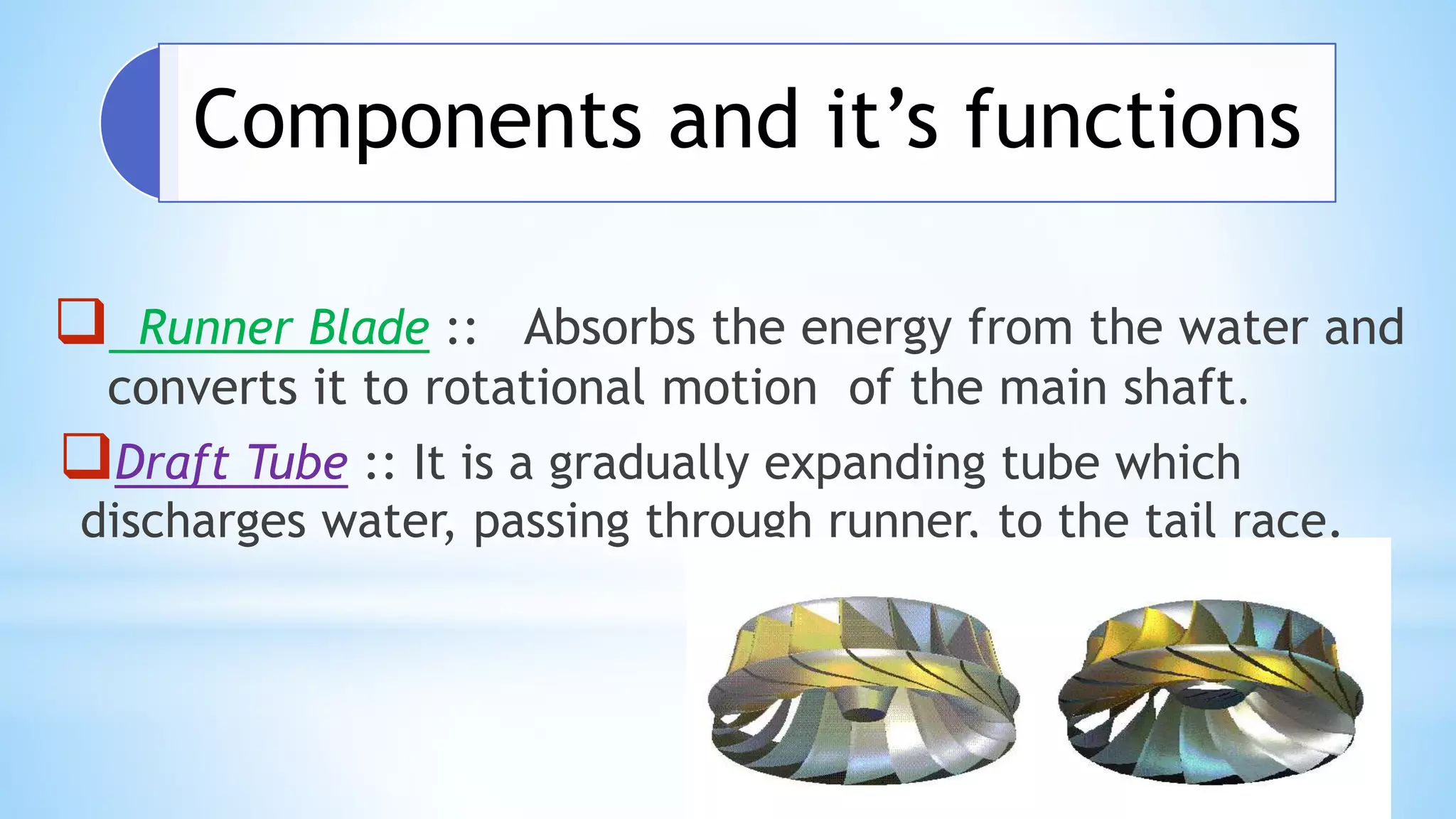 Francis Turbine & its applications in Engineering ( By Engg.Mohammad ...
