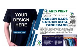 TEMPAT-SABLON-KAOS-KOTA-TANGERANG-ARES-PRINT | PDF
