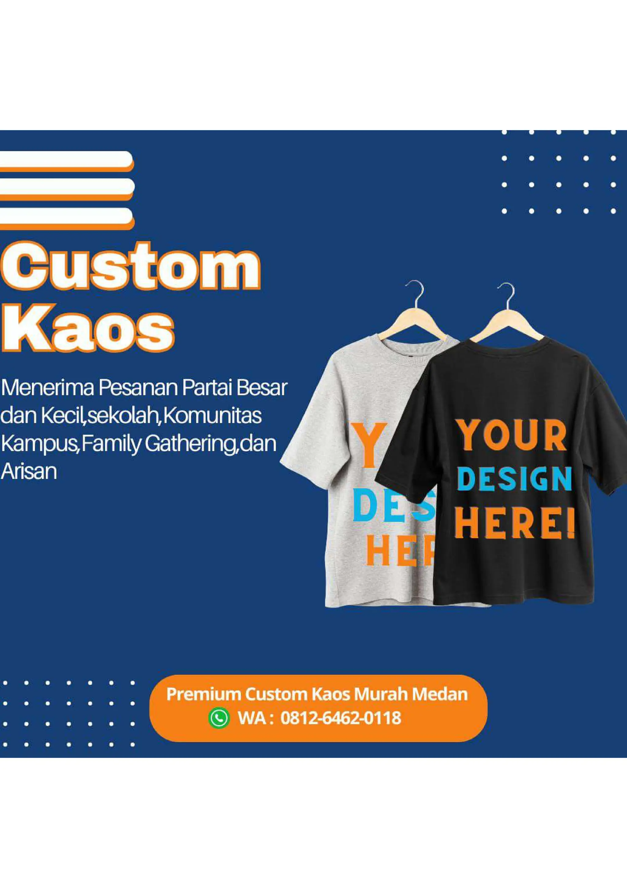 Bagus,WA:0812-6462-0118, Baju Kaos Lengan Panjang Di Medan, Spesialis ...