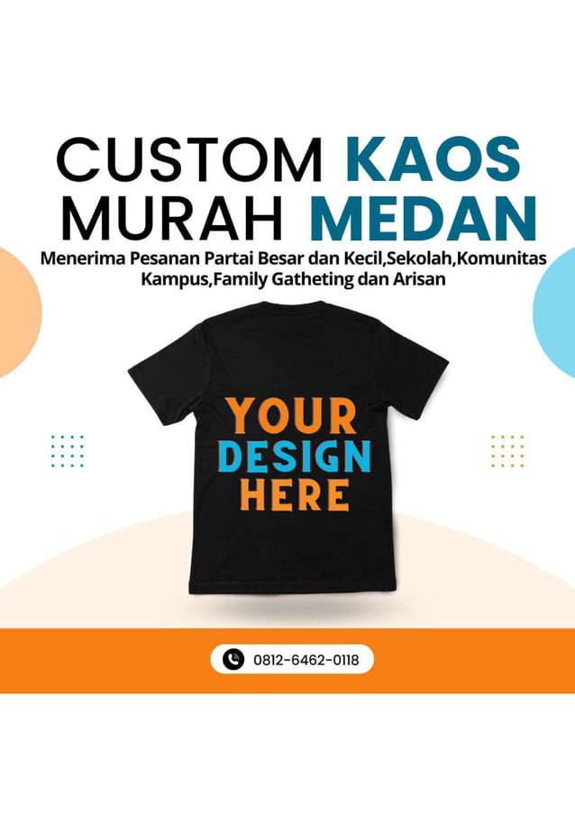 Cod,WA:0812-6462-0118, Baju Kaos Lengan Panjang Keluarga Di Medan, Spesialis Custom Baju | PDF