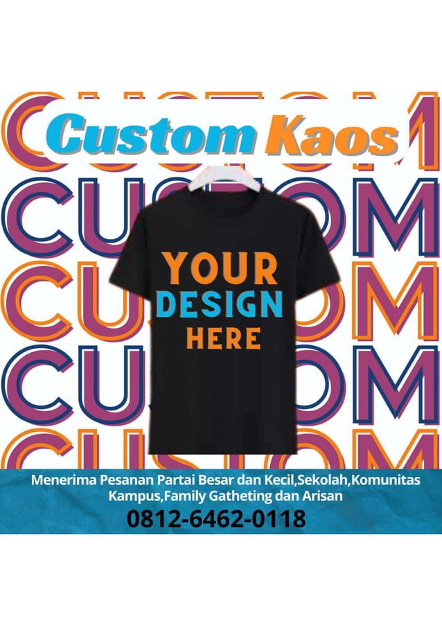 Berpengalaman, WA 0812-6462-0118, Jasa Sablon Baju Couple Ibu dan Anak ...