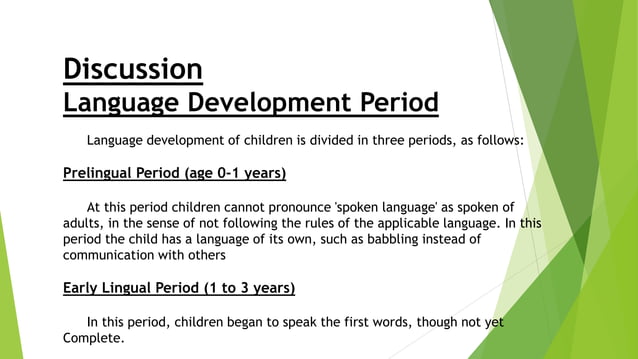 ROLE OF LANGUAGE IN CHILDREN’S INTELLECTUAL DEVELOPMENT AND LEARNING | PPTX