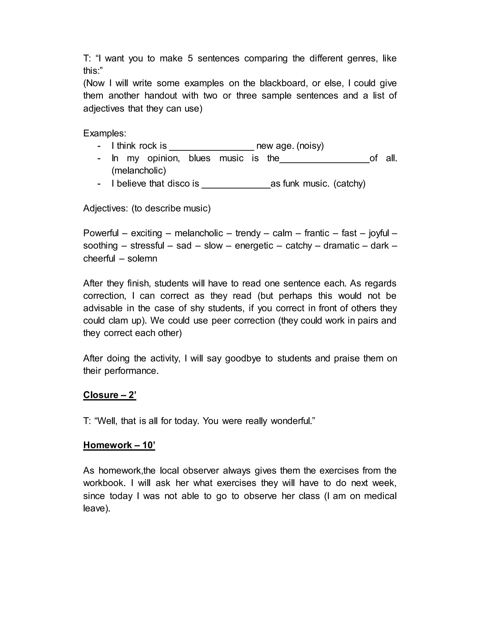 Saboy tpd - secondary - lesson 1 | PDF