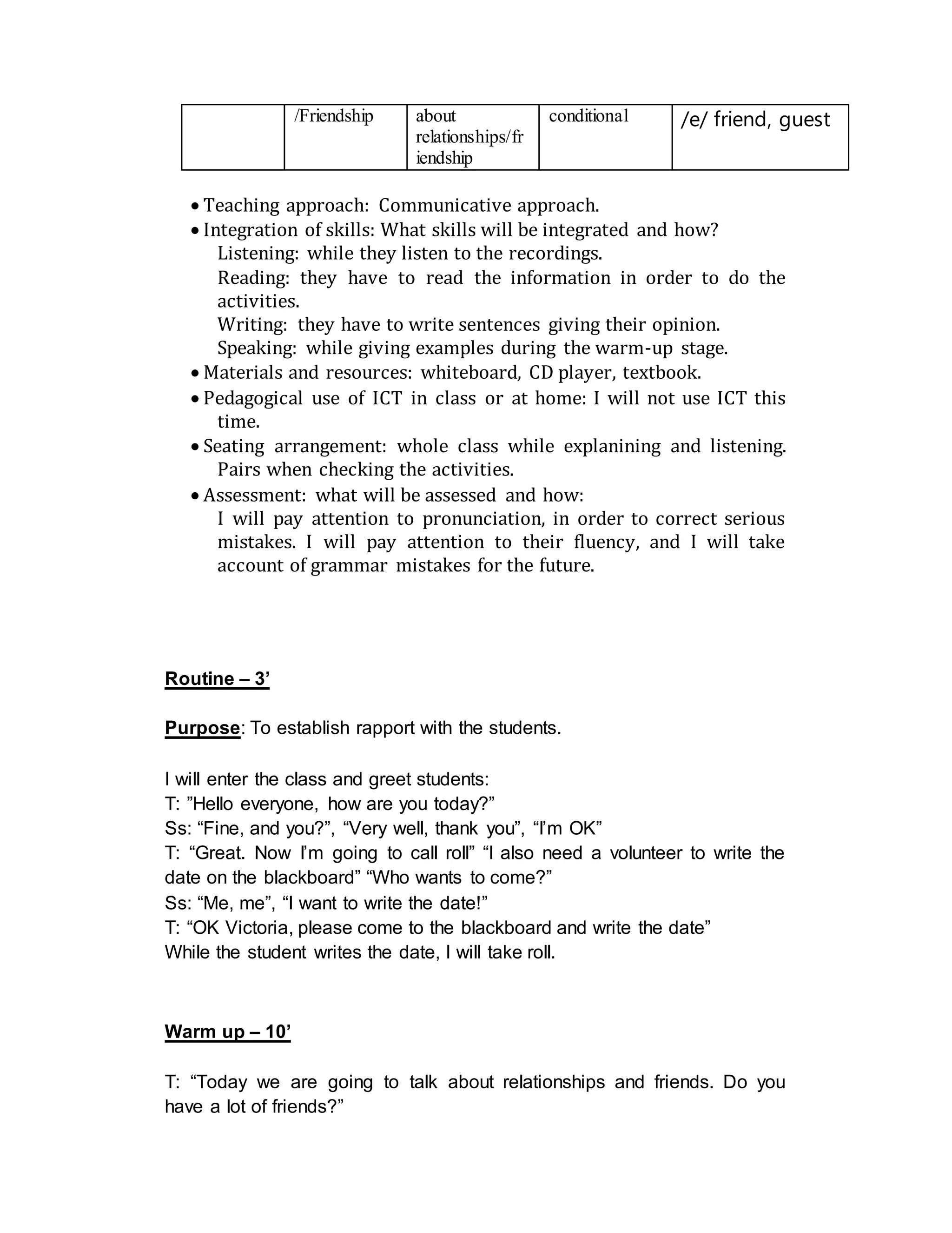 Saboy tpd - secondary - lesson 2 | PDF