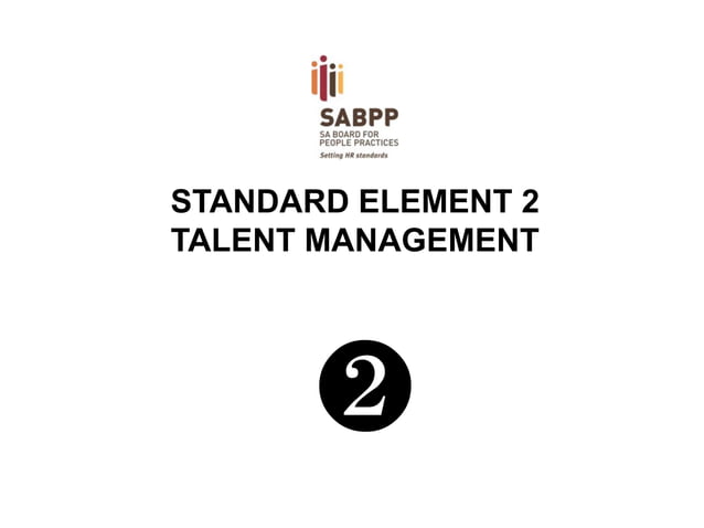 SABPP HR Standards - SEIFSA 2014 | PDF