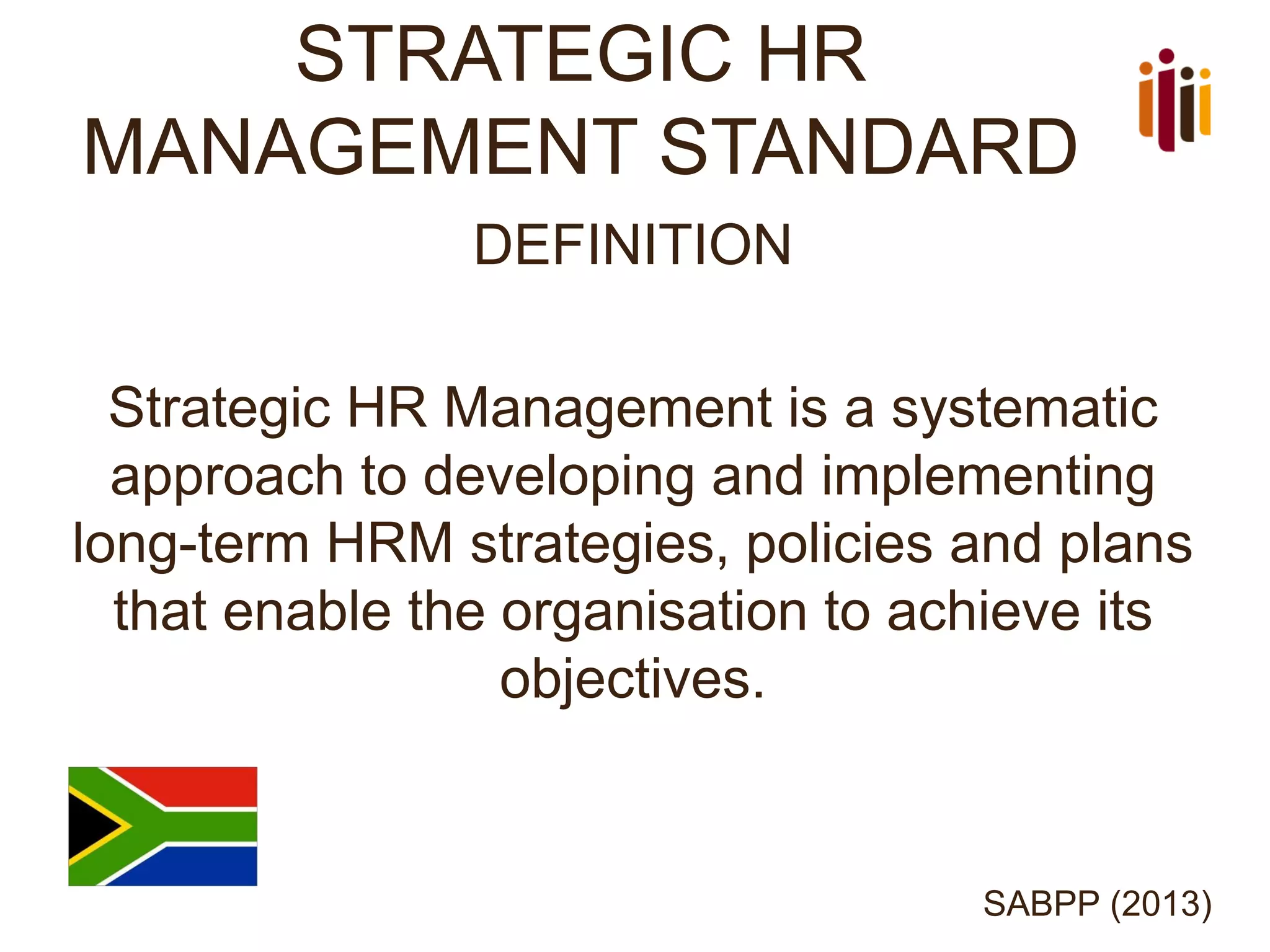 SABPP - HR Standards - Total | PDF