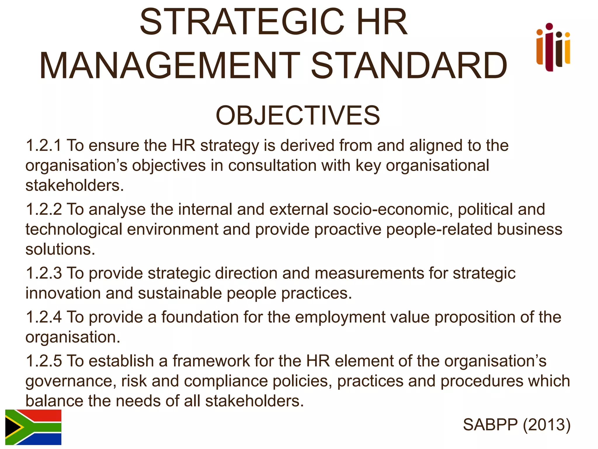 SABPP - HR Standards - Total | PDF