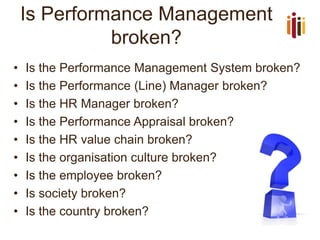 Is Performance Management Broken? | PDF