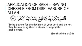Sabr | PPTX