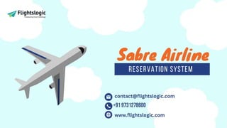 Sabre Airline Reservation System | PDF