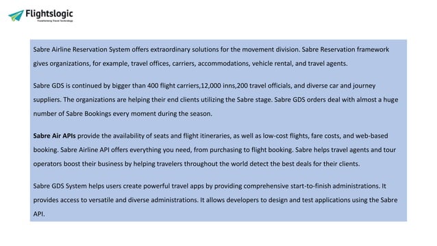 Sabre Airline Reservation System | PDF | Air Travel | Travel Type