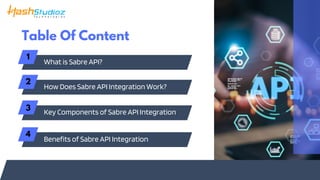 Boost Efficiency: Sabre API Integration Made Easy | PPT