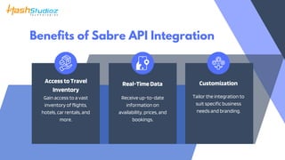 Boost Efficiency: Sabre API Integration Made Easy | PPT
