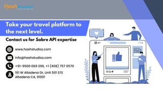 Boost Efficiency: Sabre API Integration Made Easy | PPT