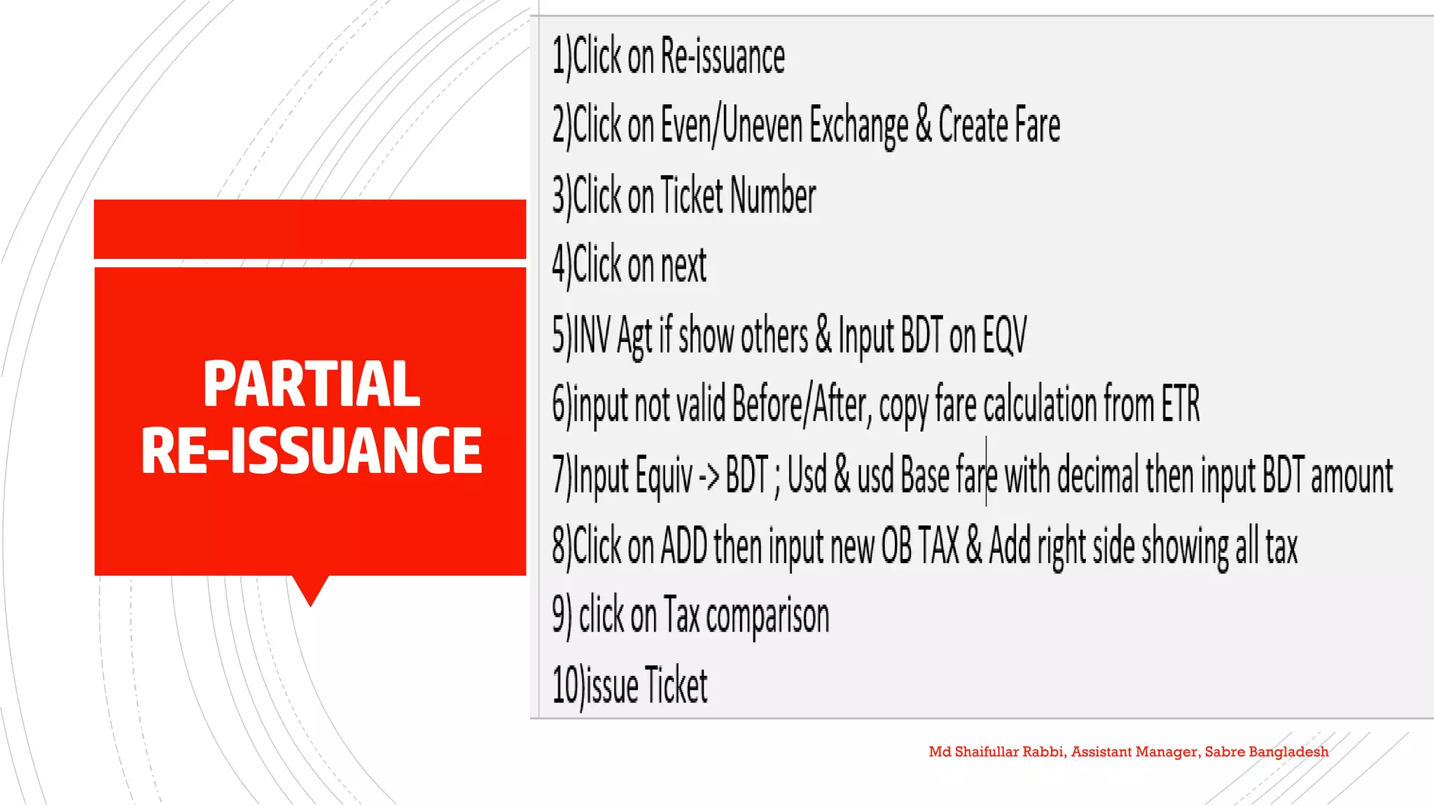GDS-Sabre Reservation System: Reservation & Ticketing Basic and Advance Training | PPT