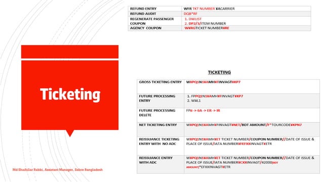 GDS-Sabre Reservation System: Reservation & Ticketing Basic and Advance ...