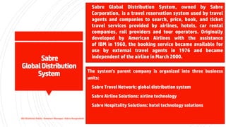 GDS-Sabre Reservation System: Reservation & Ticketing Basic and Advance ...