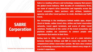 Session on GDS-Sabre Reservation System: Reservation & Ticketing Basic ...