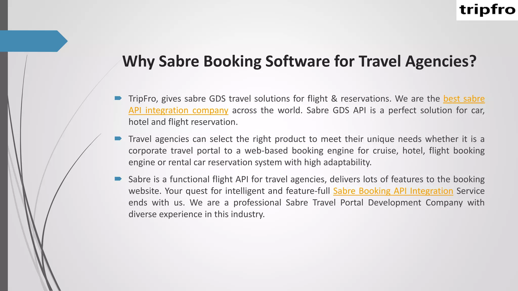 Sabre Booking System | PPT