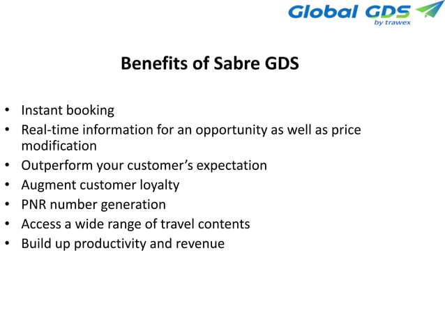 Sabre GDS | PPT