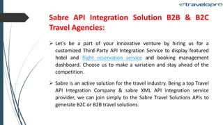 Sabre GDS API Integration.pptx