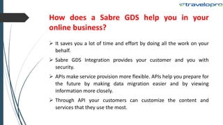 Sabre GDS API Integration.pptx