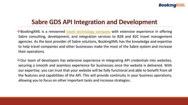 Sabre GDS API Integration.pptx