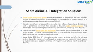 Sabre GDS API integration | PPT