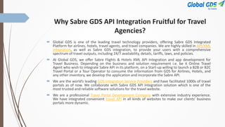 Sabre GDS API integration | PPT
