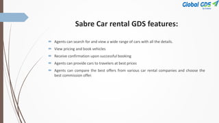 Sabre GDS API integration, Sabre GDS API | PPTX