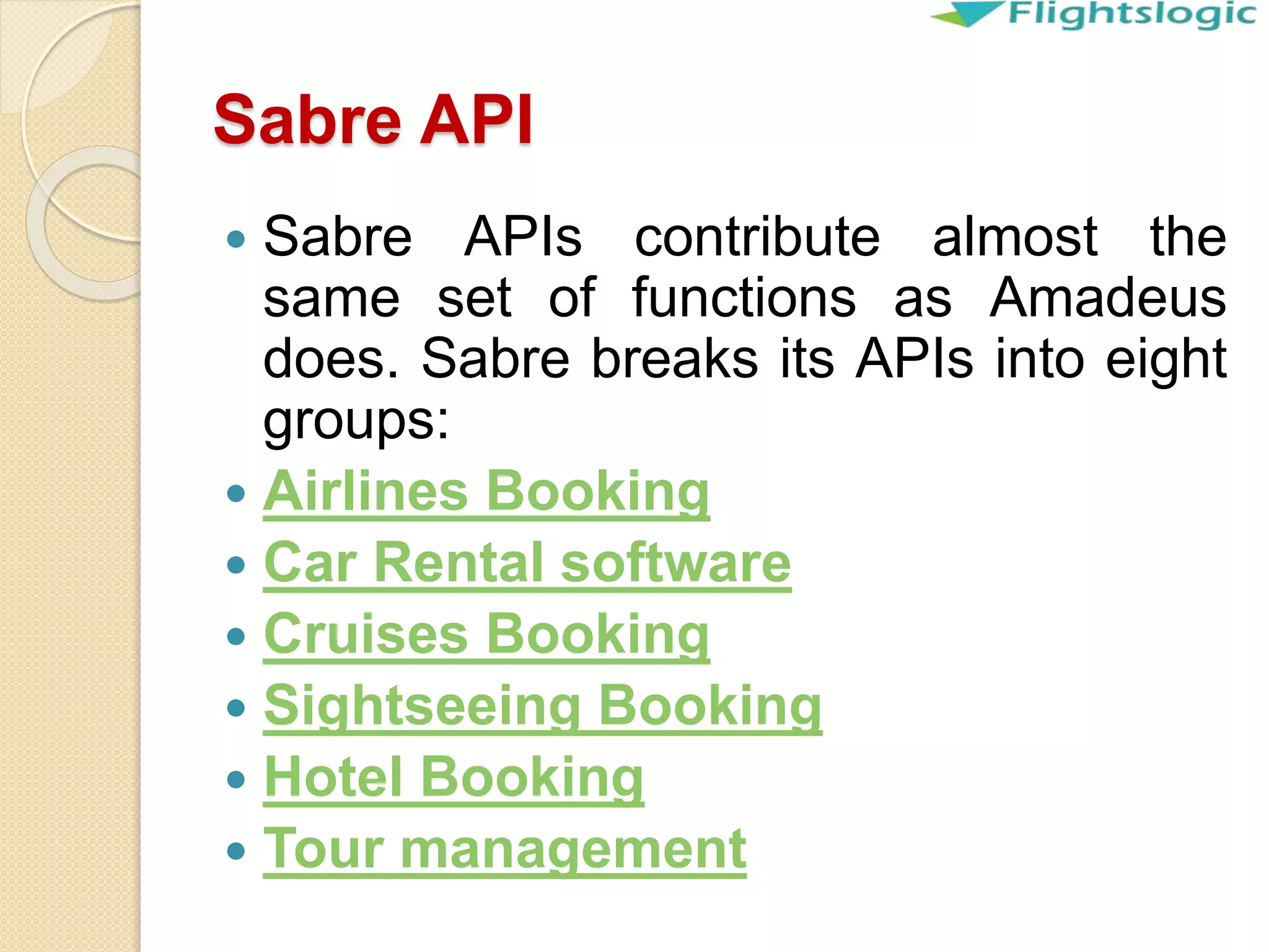 Sabre gds system | PPTX