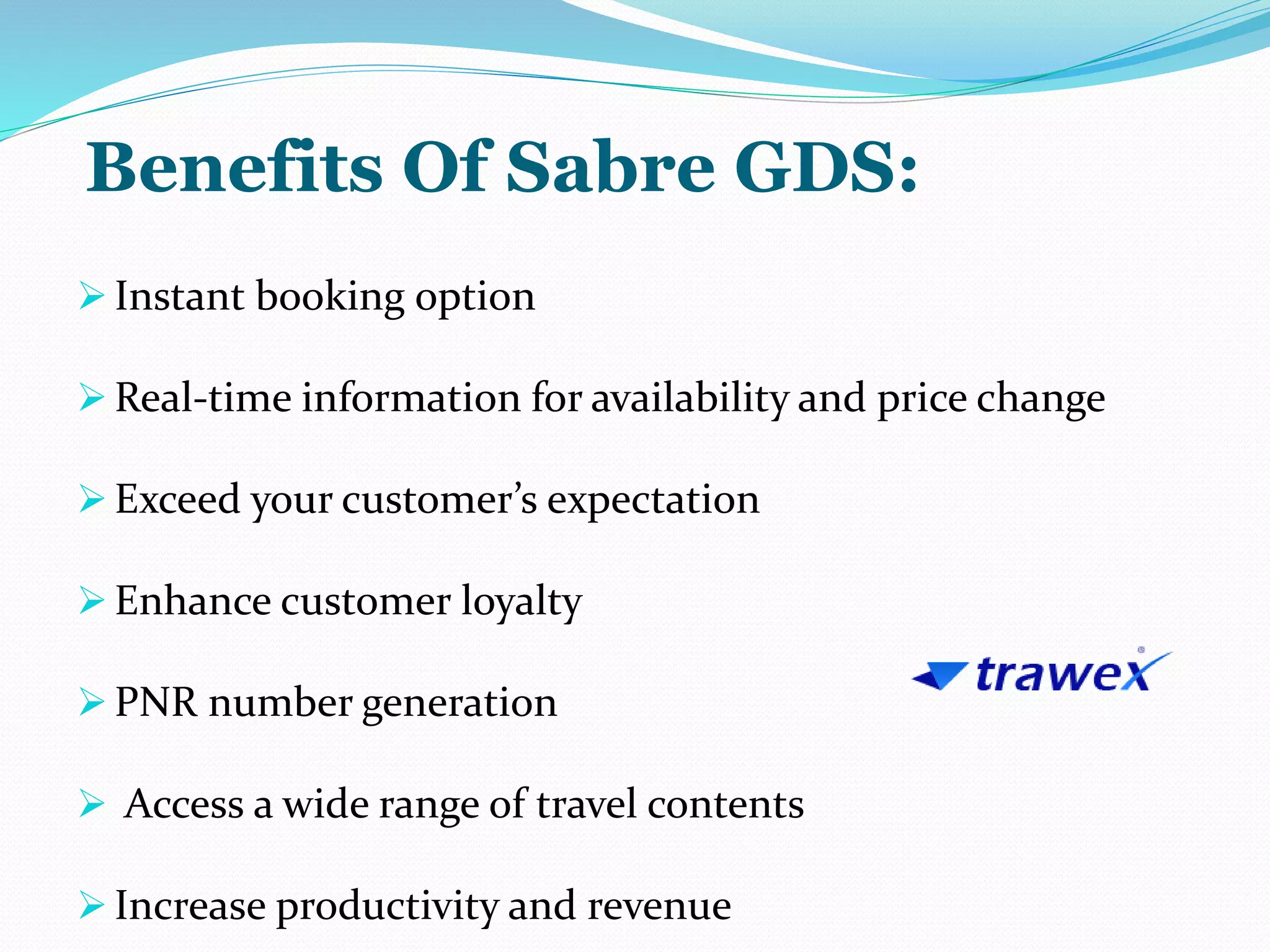Sabre GDS System, Sabre Reservation System | PPTX