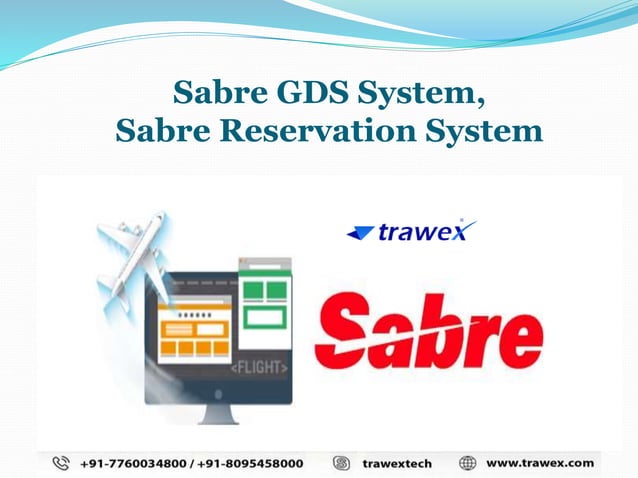 Sabre GDS System, Sabre Reservation System | PPT