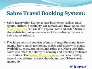 Sabre GDS System, Sabre Reservation System | PPTX