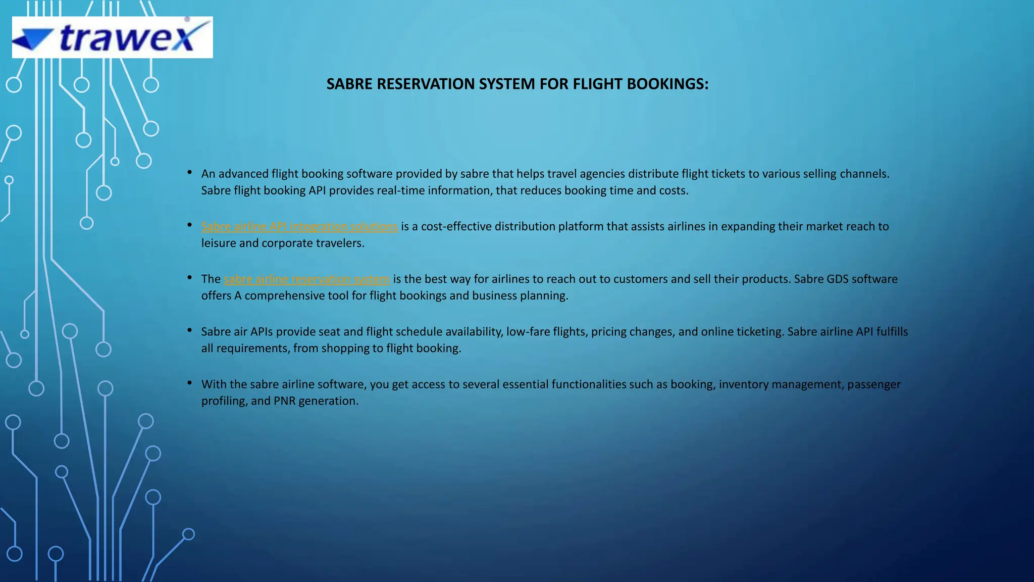 Sabre Global Distribution System | PPTX