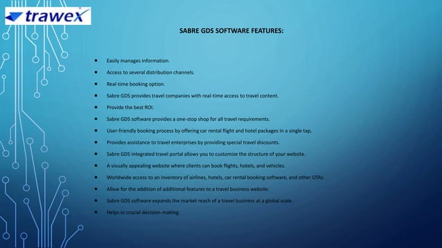 Sabre Global Distribution System | PPT
