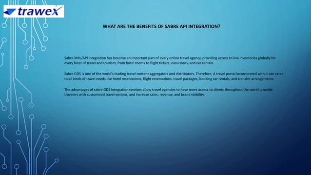 Sabre Global Distribution System | PPT