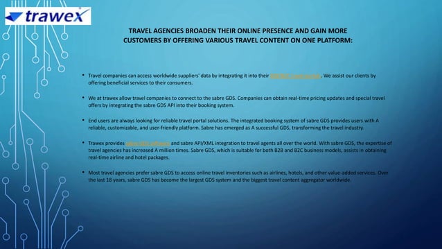 Sabre Global Distribution System | PPT