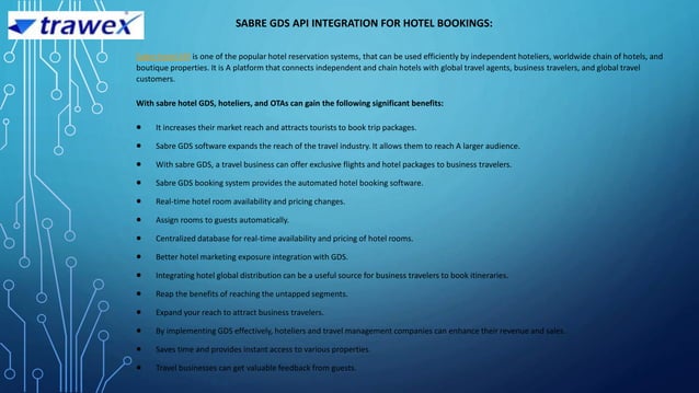 Sabre Global Distribution System | PPT