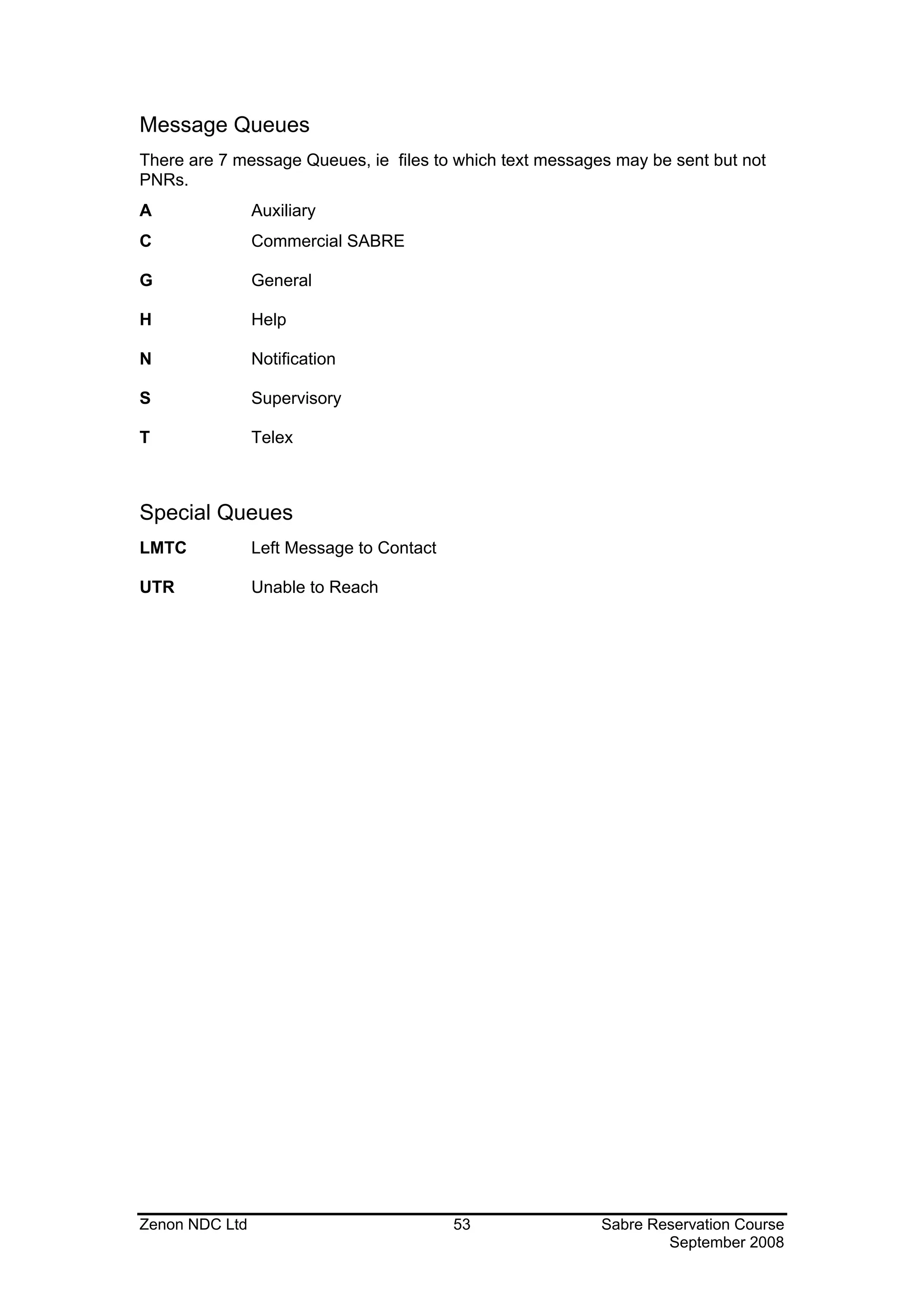 Sabre reservation manual | PDF
