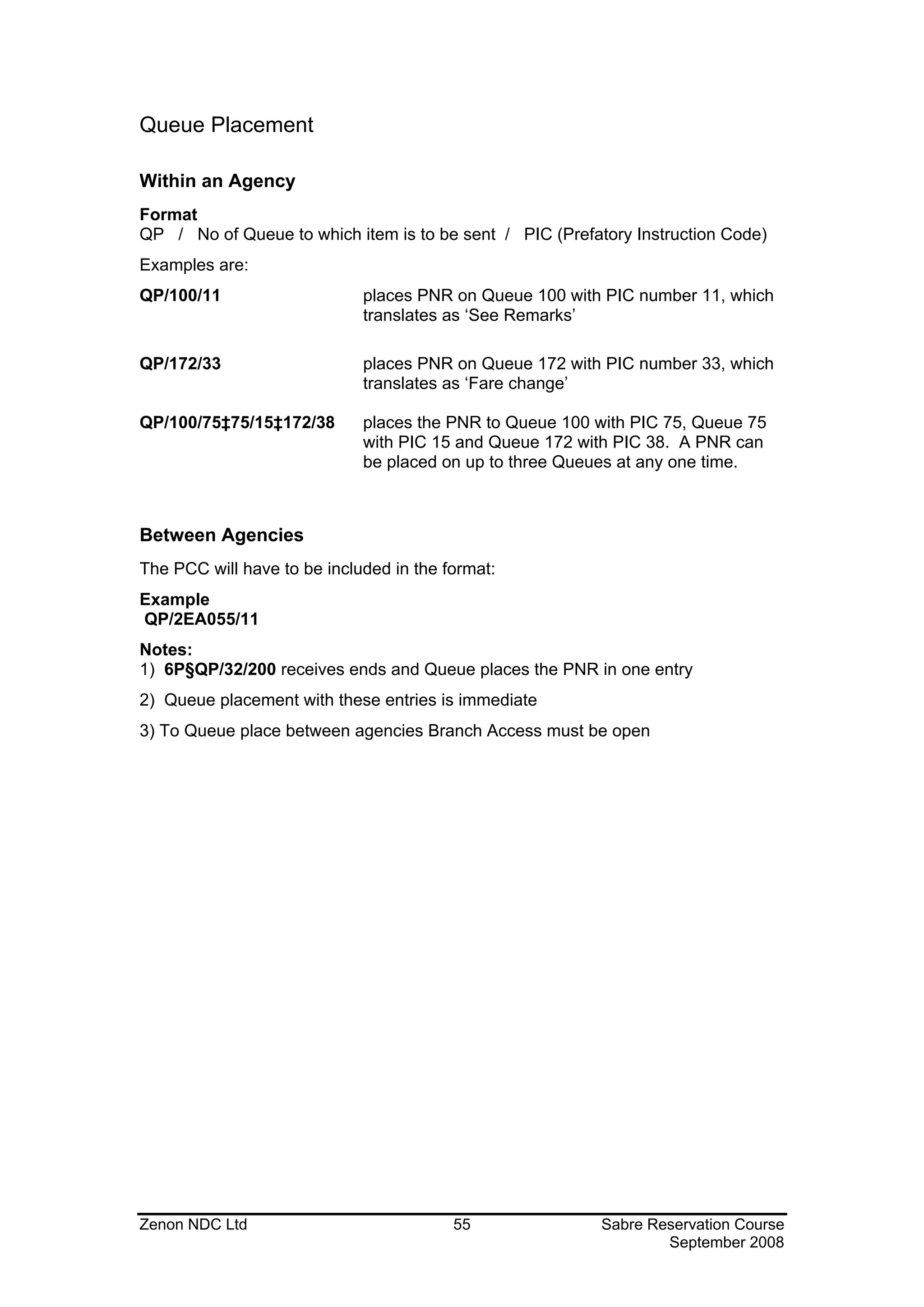 Sabre reservation manual | PDF