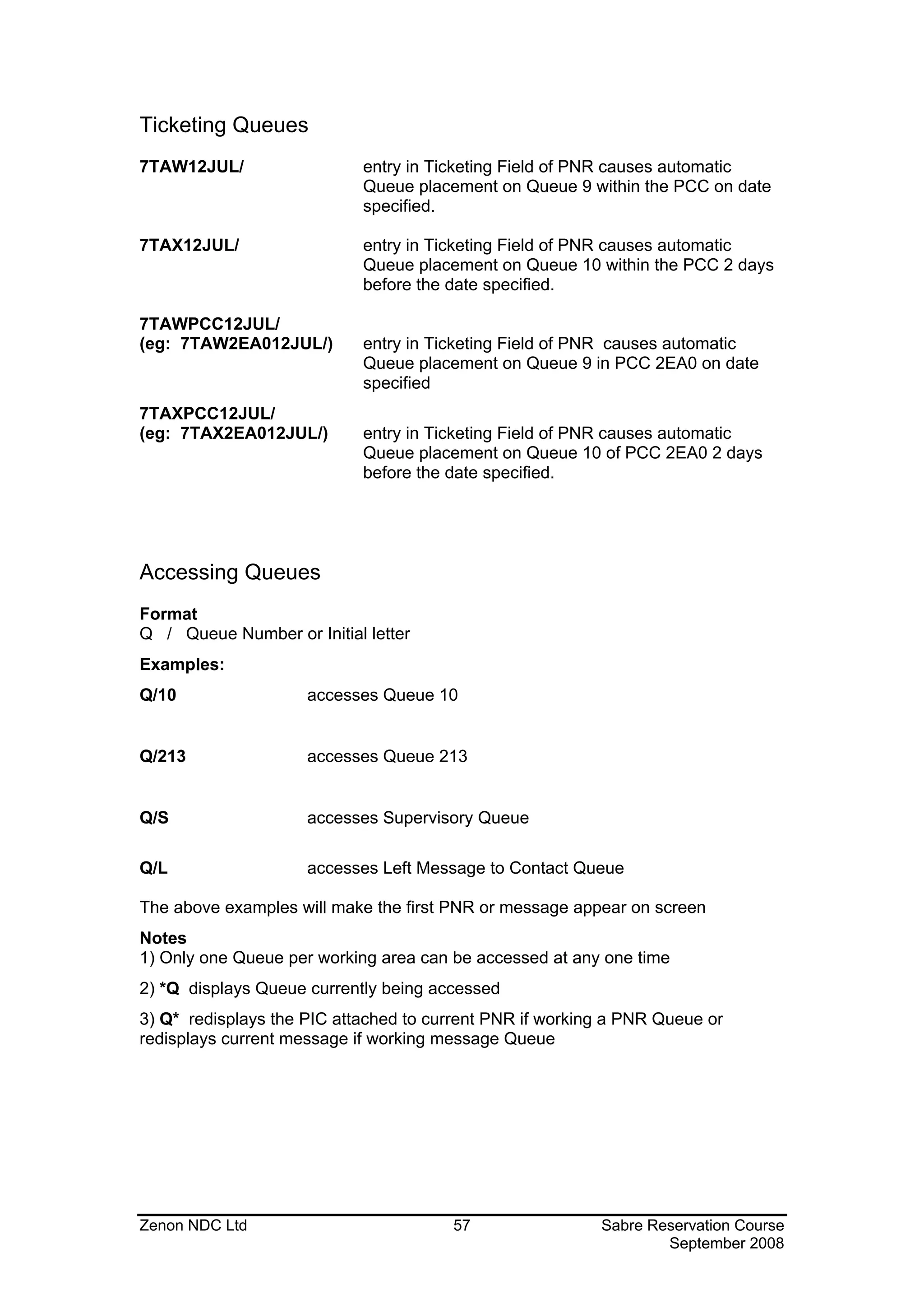 Sabre reservation manual | PDF