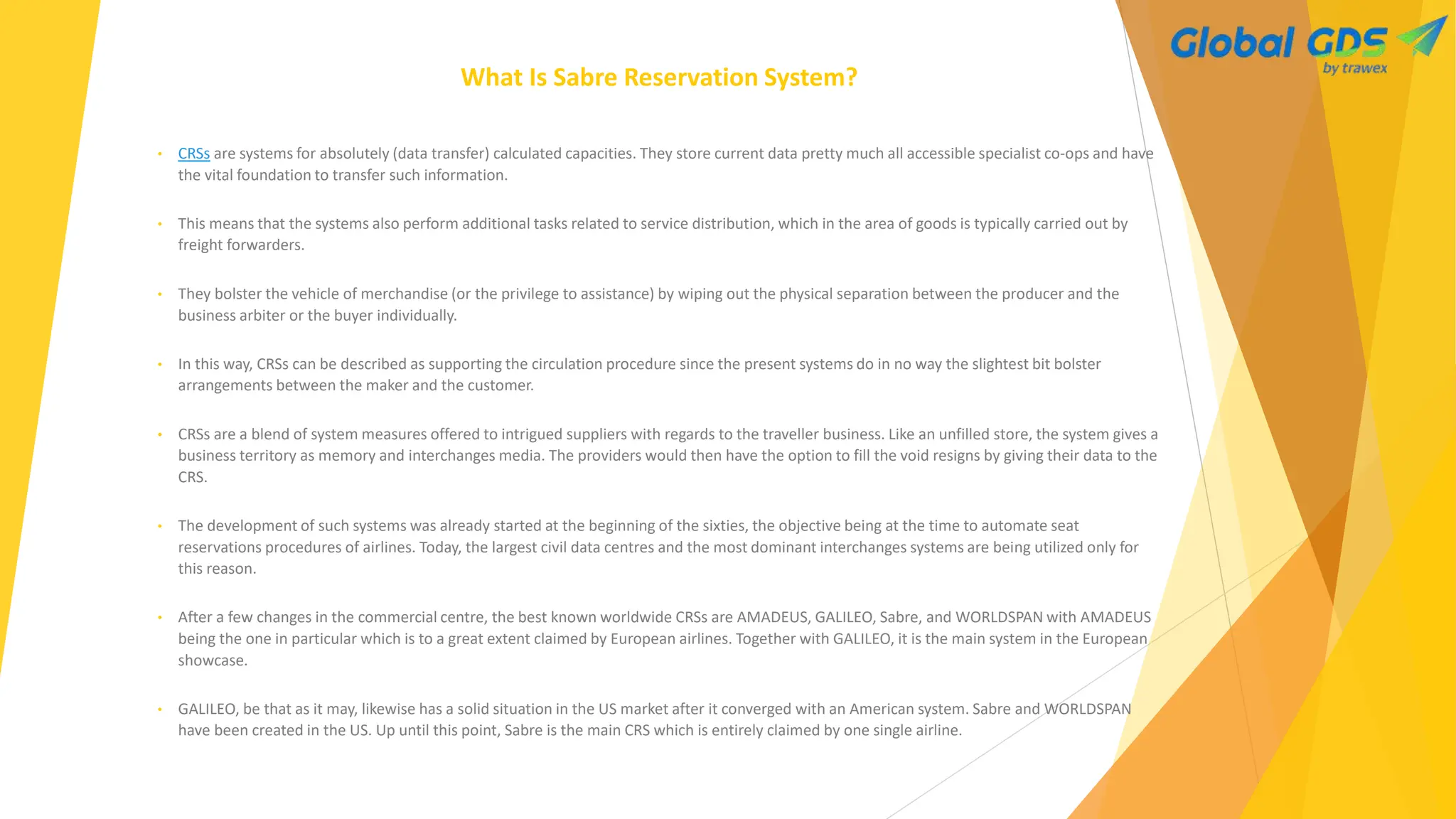 Sabre Reservation System | PPTX