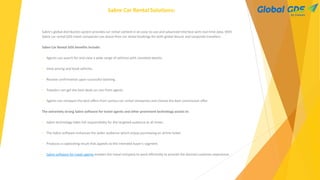 Sabre Reservation System | PPTX