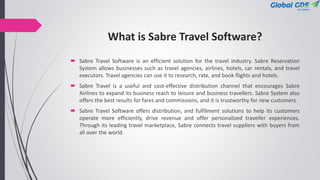 Sabre Travel Software | PPT