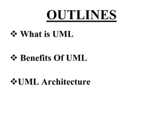UML : unified modelling languqage in software engineering | PPT
